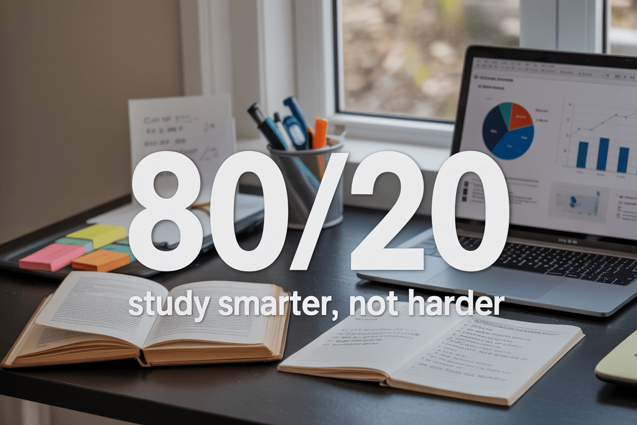 The 80/20 Study Method: Learn More by Studying Less | Studying Machine