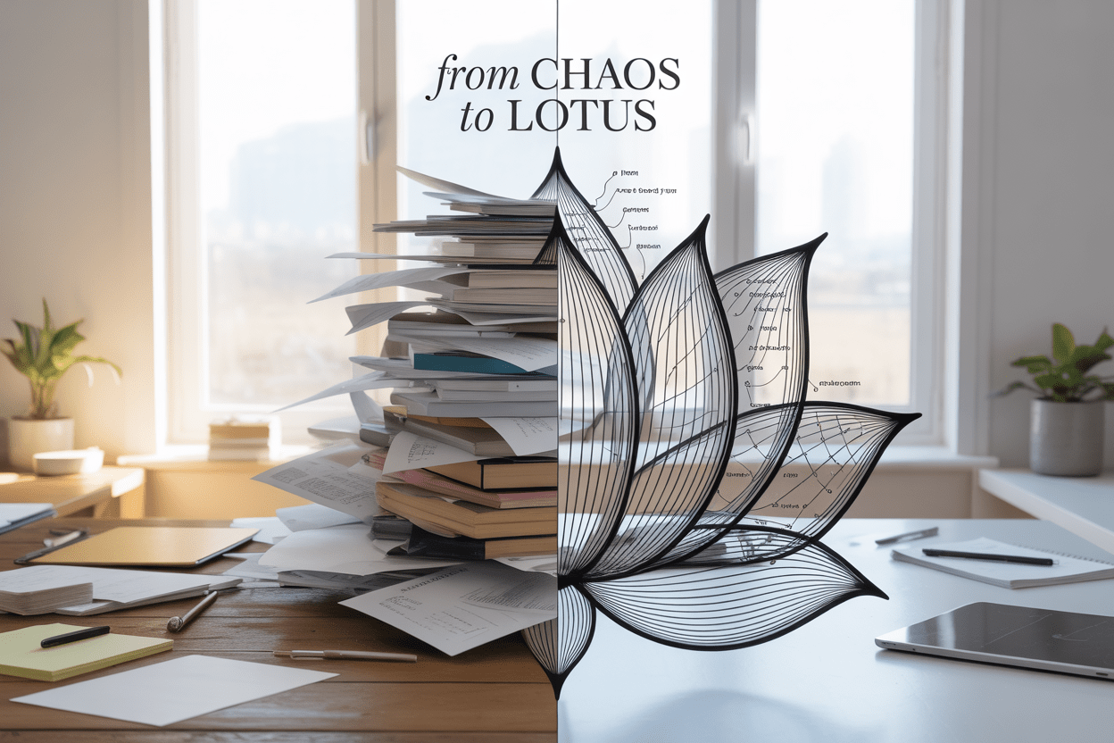 From Chaos to Lotus: The Simple Method to Organize Ideas and Learn ...
